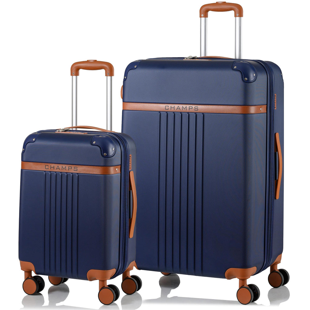 Champs Luggage Vintage 2 Piece Spinner Set Size 31" x 18" – 365 Wholesale
