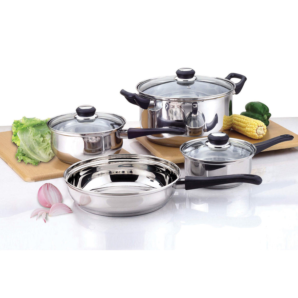 Gourmet Edge 7pc Stainless Steel Cookware Set – 365 Wholesale