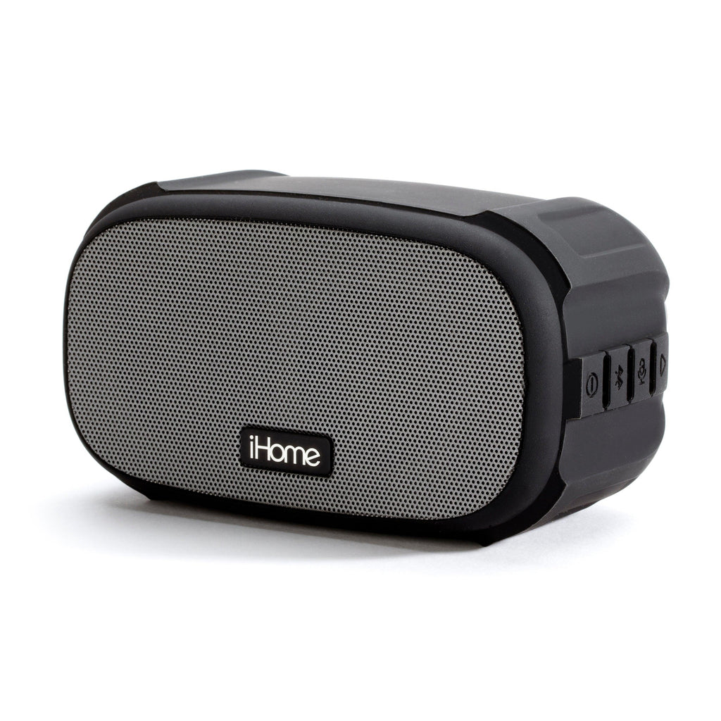 iHome PlayTough X Water & Shock Resistant Bluetooth Speaker Black – 365 ...