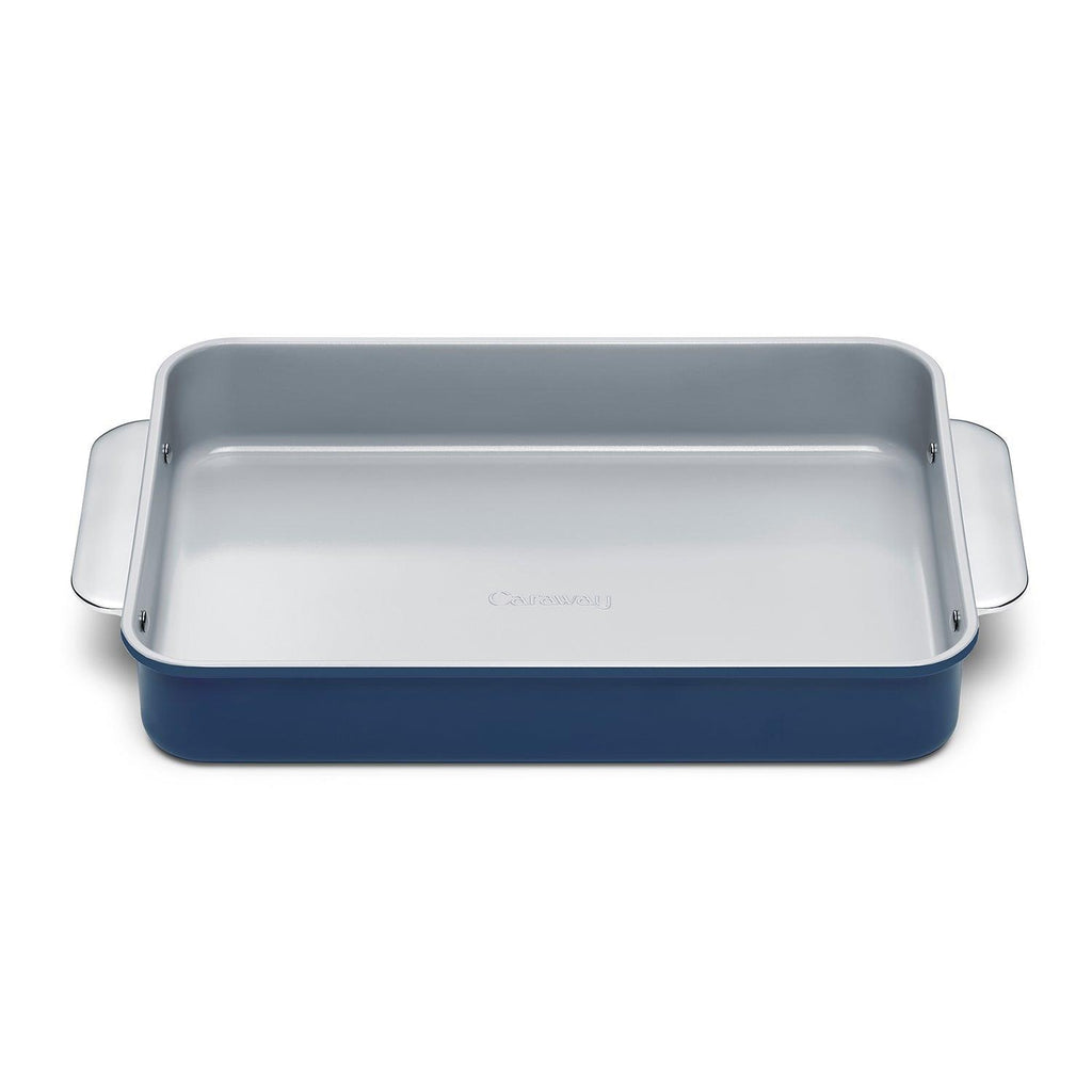 Caraway Nonstick Ceramic Rectangle Pan w/ Handles Navy – 365 Wholesale