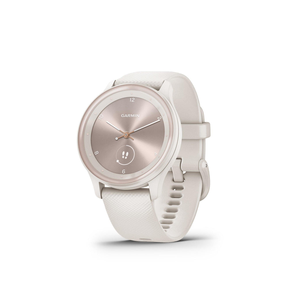 Garmin vivomove Sport Fitness Hybrid Smartwatch Ivory/Peach Gold – 365 ...