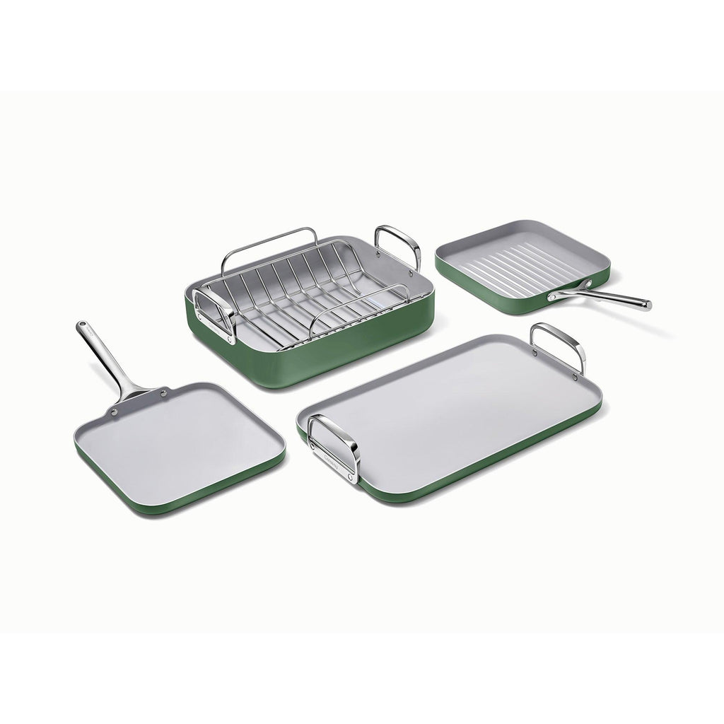Caraway 5pc Square Cookware Set Sage – 365 Wholesale