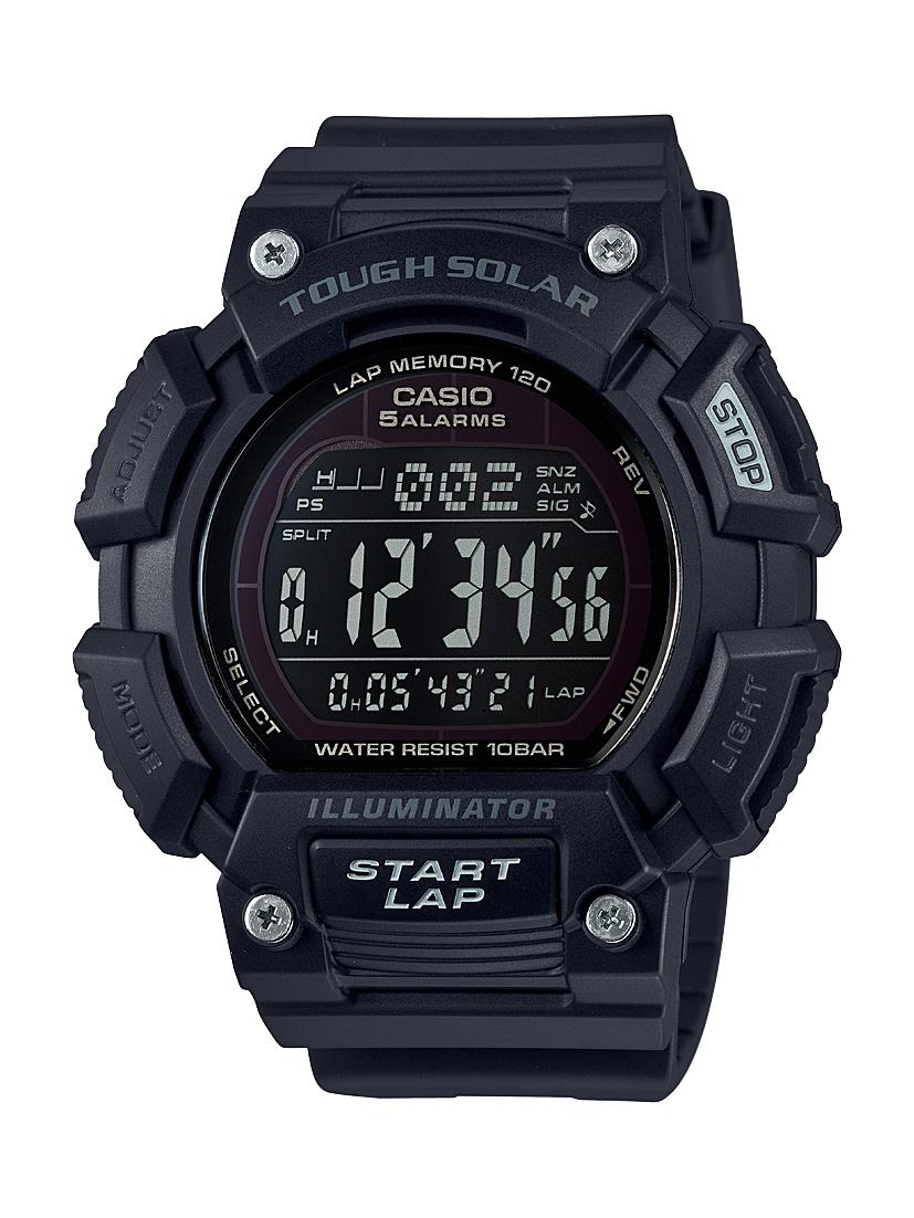 Casio Mens Tough Solar Digital Runners Watch Black – 365 Wholesale