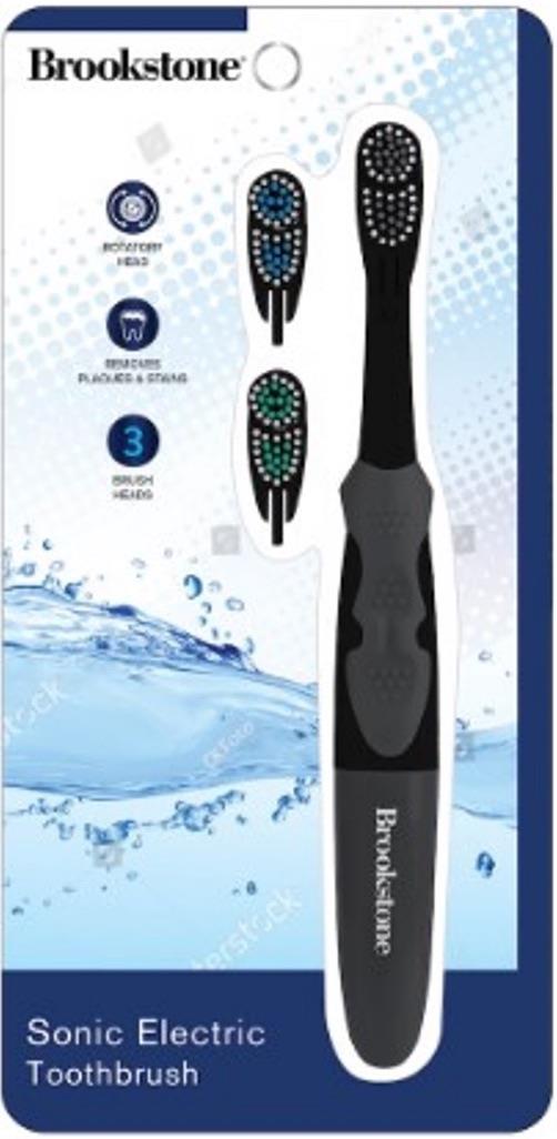 Health, Beauty & Fitness Brookstone Sonic electric toothbrush with 2 h ...