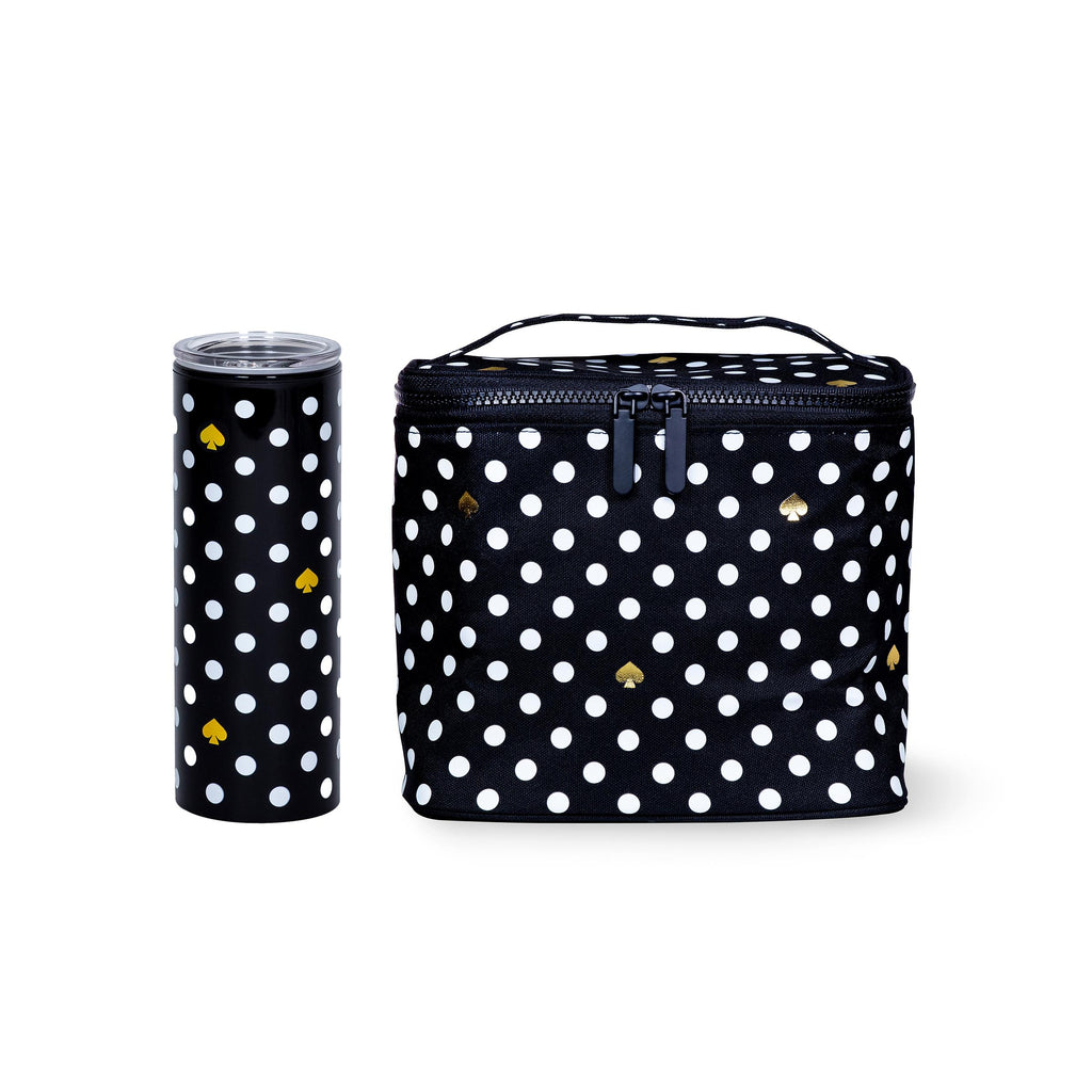 kate spade new york Sip & Snack Lunch Tote Bundle - Polka Dots – 365 ...