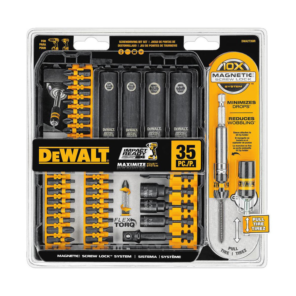 DeWalt 35pc Impact Ready Screwdriving Set – 365 Wholesale
