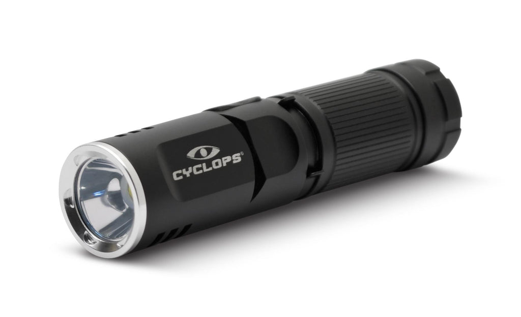 Cyclops 400 Lumen Rechargable Aluminum Flashlight – 365 Wholesale