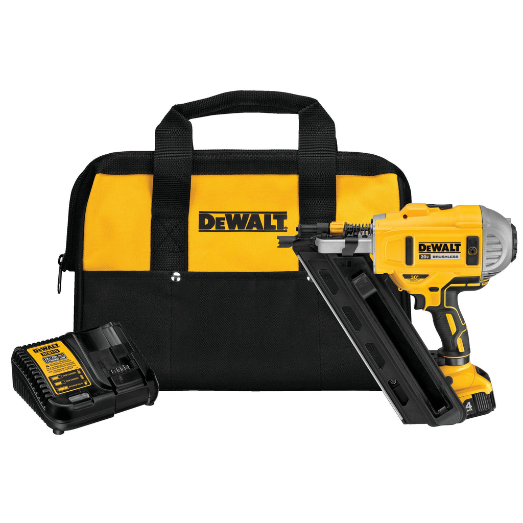 DeWalt 20V MAX XR Brushless Cordless 30-Degree Paper Collated Framing ...