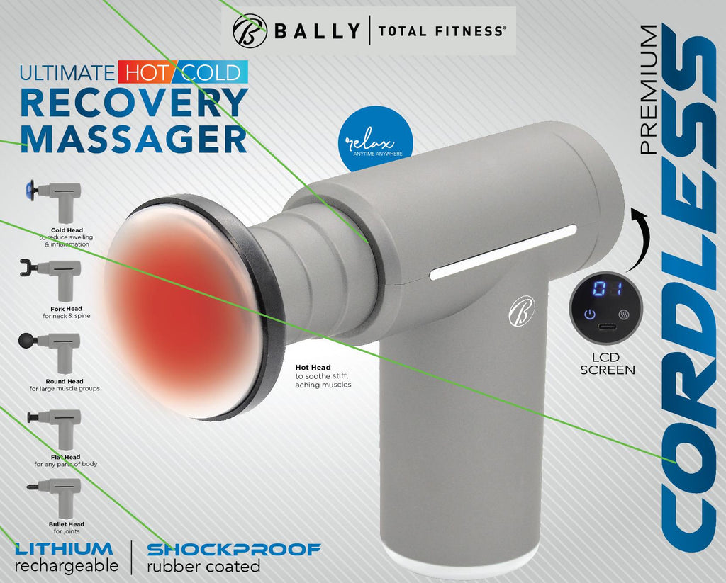 Health, Beauty & Fitness Bally Cordless Rechargeable Hot/Cold Percussi ...