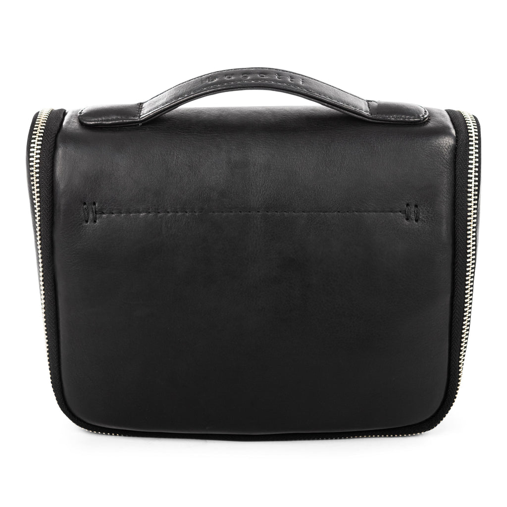 Bugatti Colombian Leather Toiletry Bag-Black – 365 Wholesale
