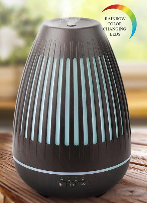 Vivitar Large Wood-Look Diffuser with LED Lights – 365 Wholesale