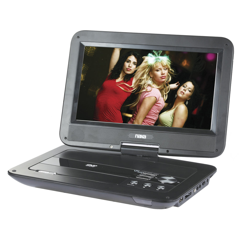 Naxa 10" Swivel Screen Portable DVD Player w/USB/SD/MMC Inputs – 365 ...