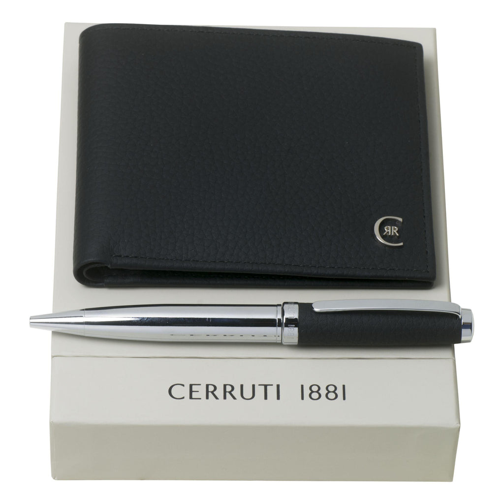 CERRUTI 1881 Set Hamilton Black ( pen & money wallet) – 365 Wholesale