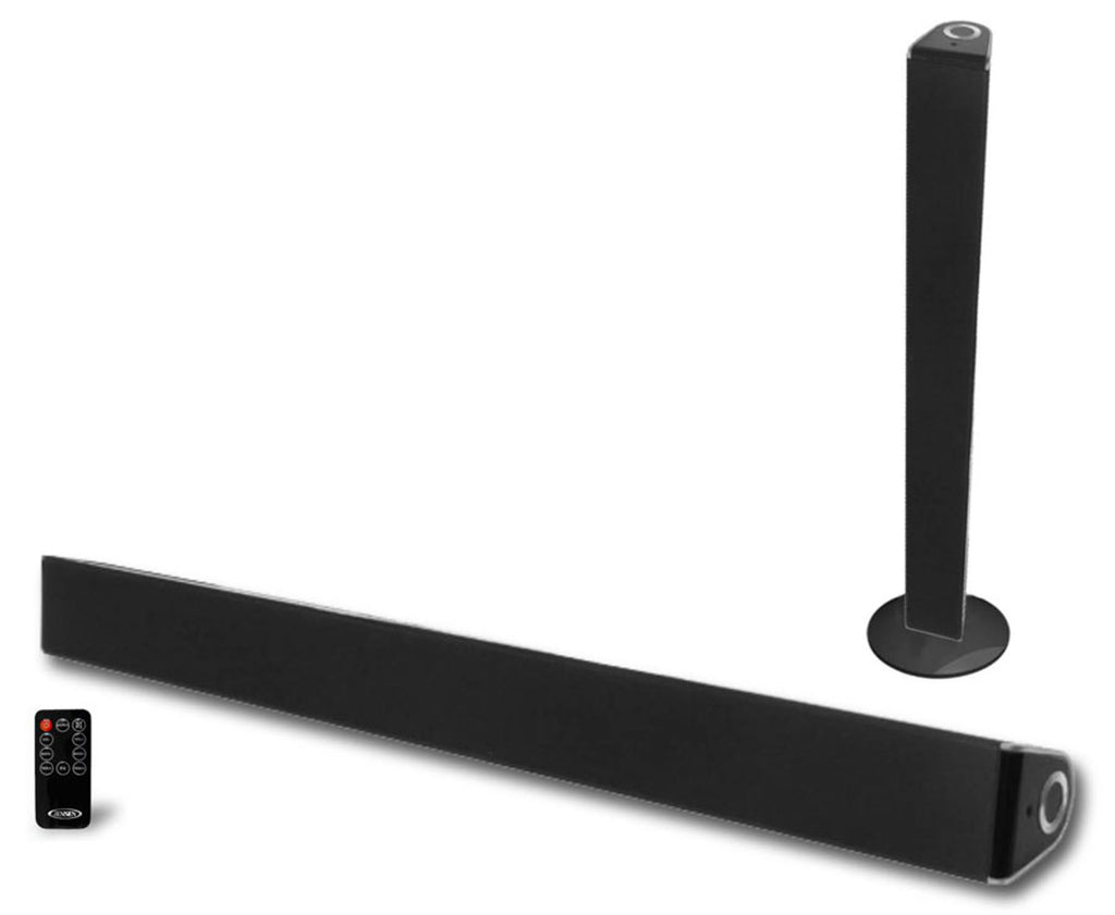 Jensen Wall Mountable 2.1 Channel Bluetooth Soundbar Tower with Built ...